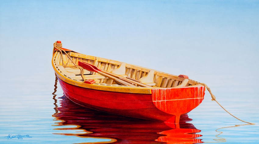 Paintings of Boats - Rangitoto Artworks